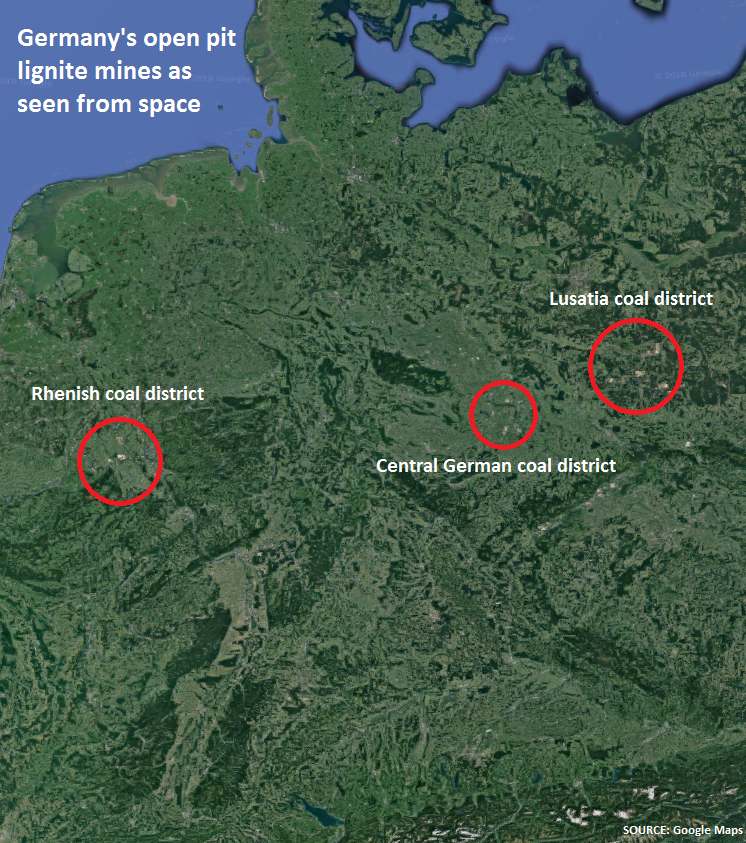 Germany’s three lignite mining regions | Clean Energy Wire
